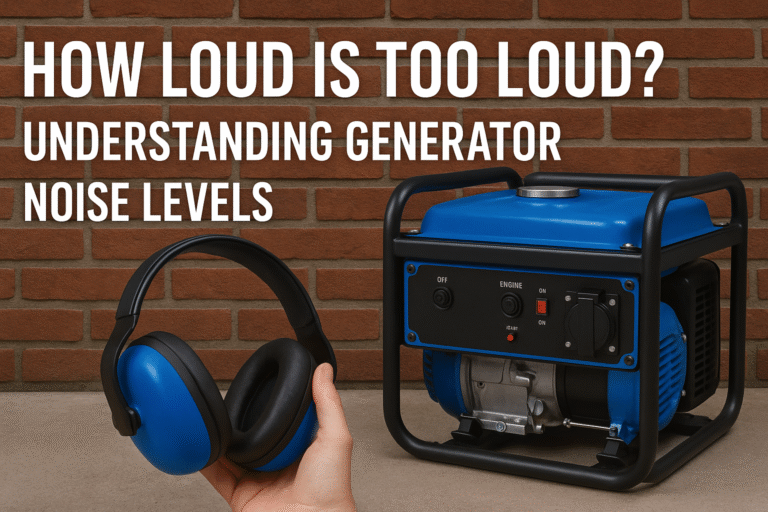 How Loud Is Too Loud? Understanding Generator Noise Levels